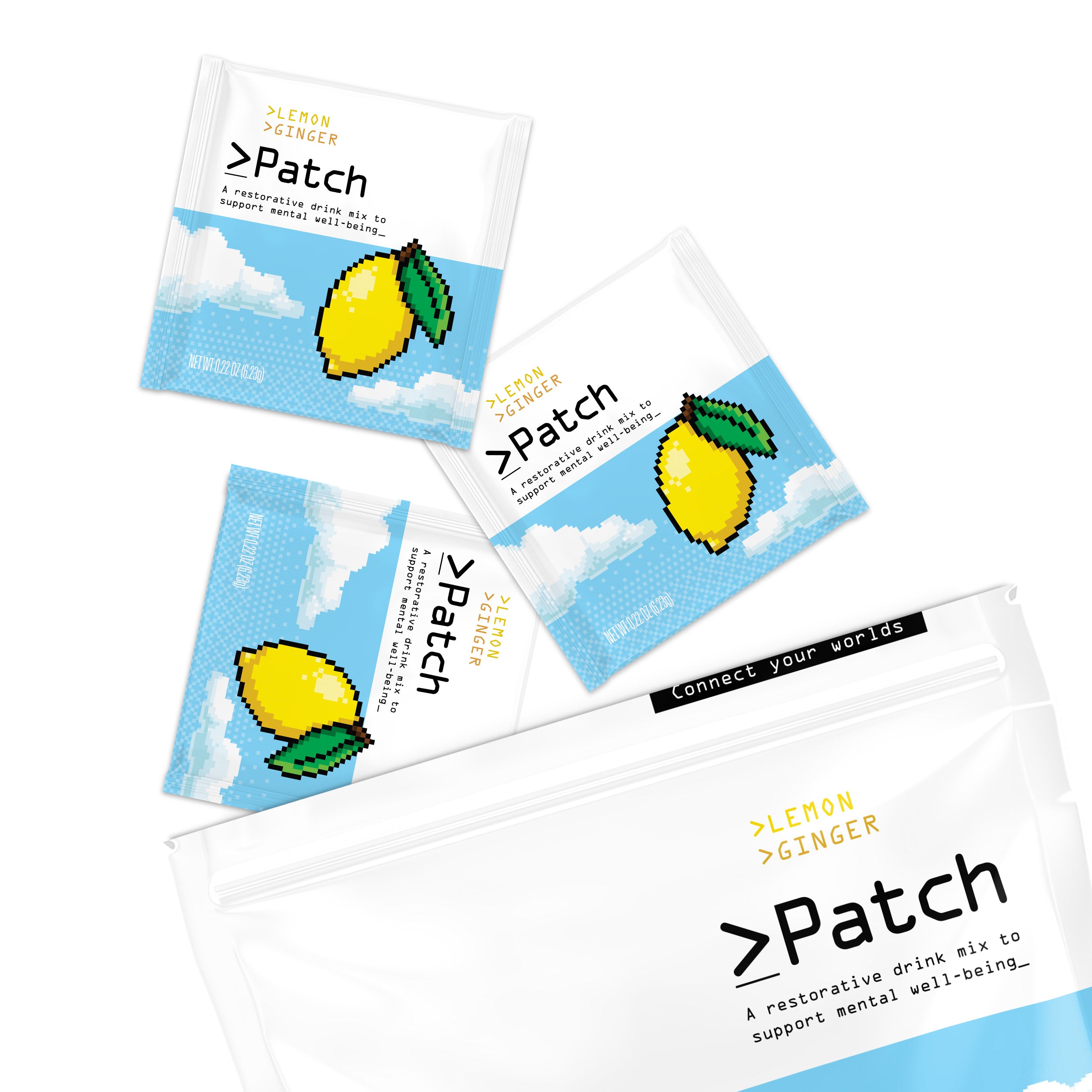 Patch Lemon Ginger Drink Mix